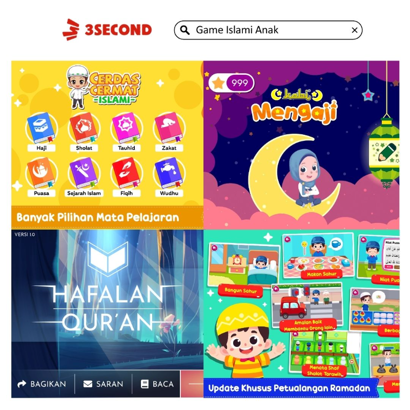 10 Rekomendasi Game Islami Anak Terbaik, Gratis & Edukatif! - 3Second